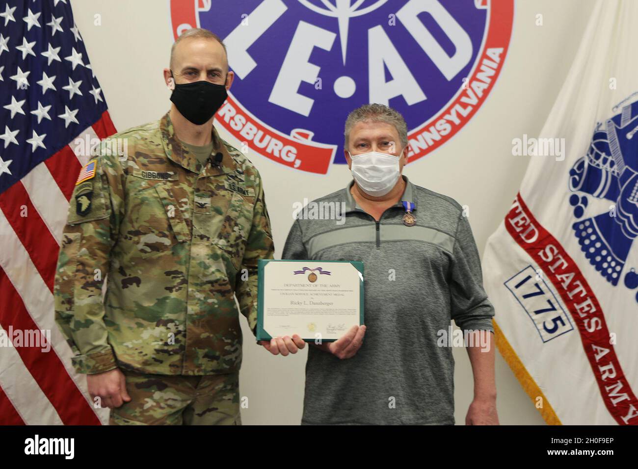 210223-A-FV109-0030 CHAMBERSBURG, Pa. Col. Gregory Gibbons, Letterkenny ...
