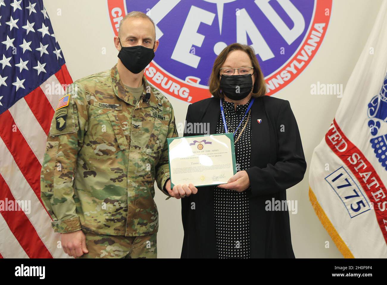 210223-A-FV109-0037 CHAMBERSBURG, Pa. Col. Gregory Gibbons, Letterkenny ...