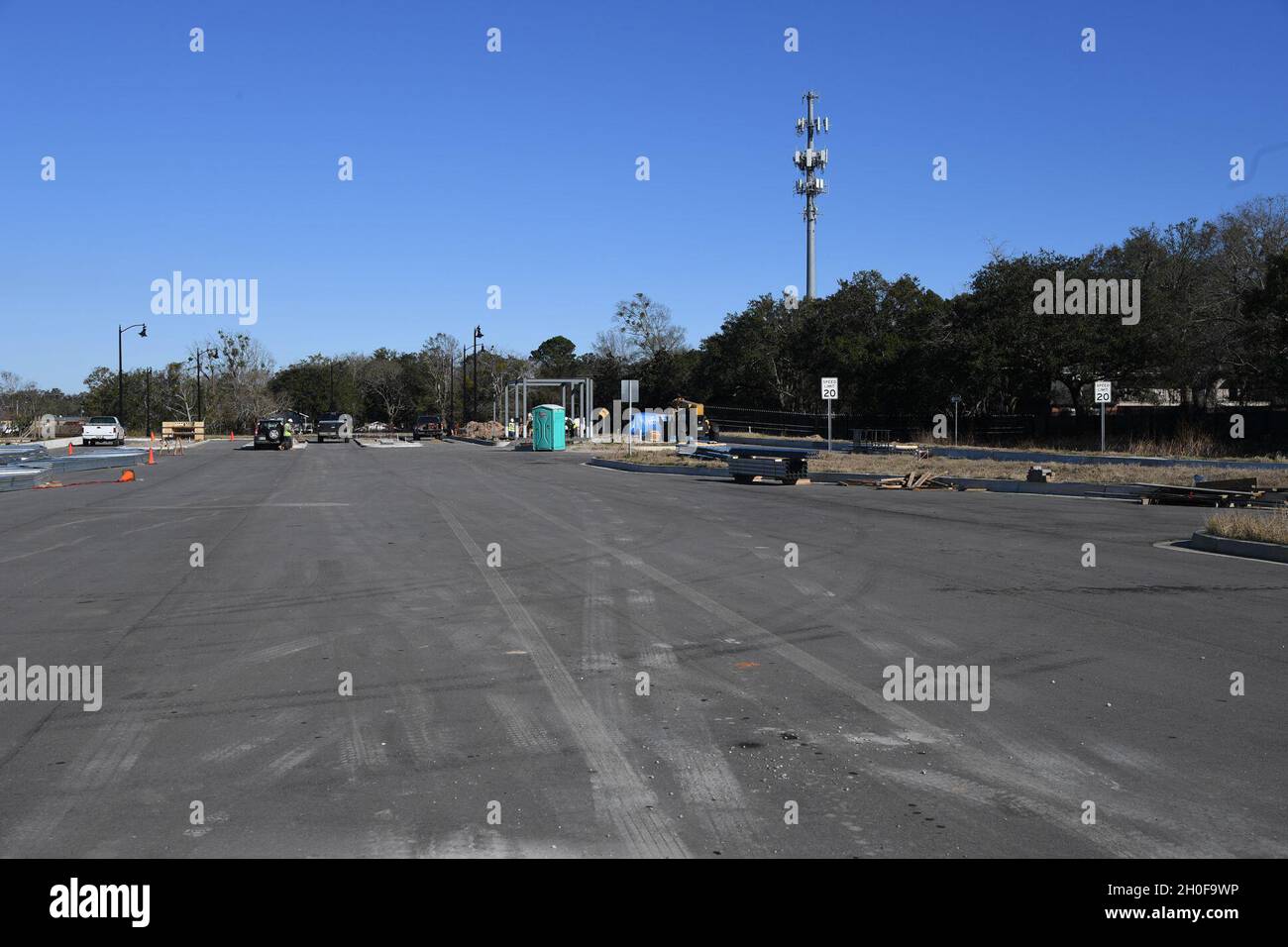 The construction for the new Division Street Gate entrance continues at ...