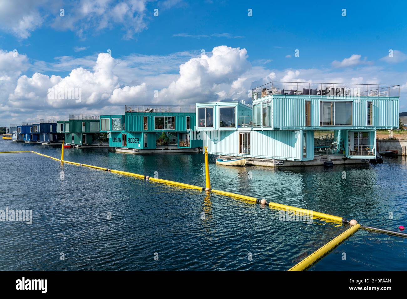Urban Rigger, a floating village, made of freight containers, for ...