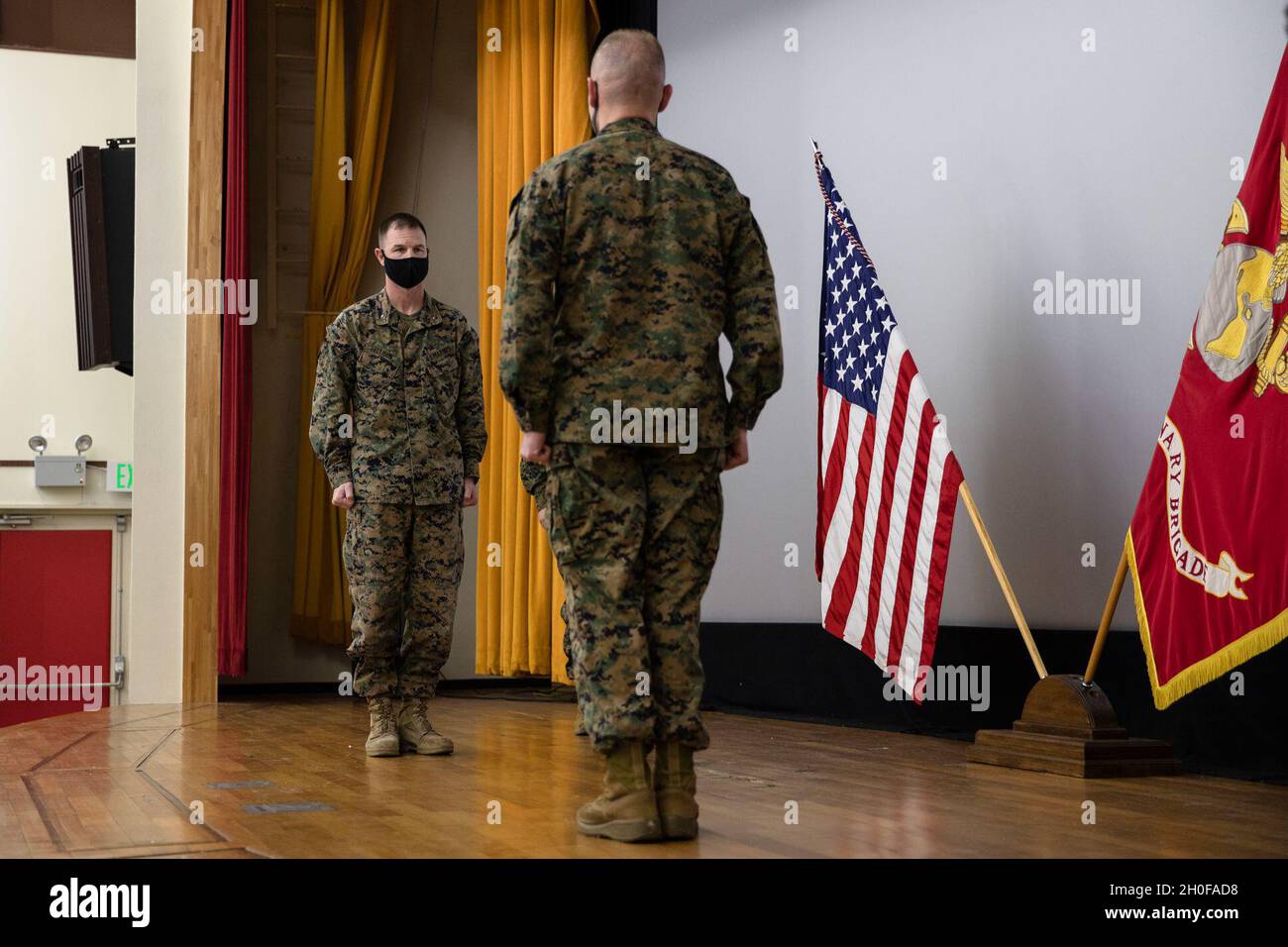 U.S. Marine Corps Brig. Gen. Kyle Ellison, Commanding General for 3rd ...