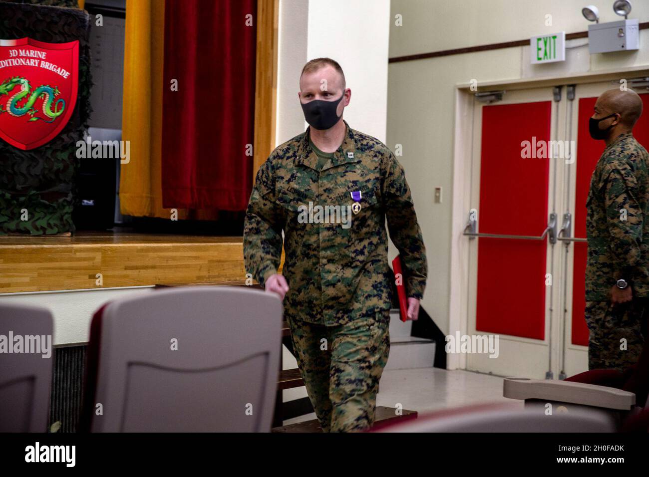 U.S. Marine Corps Capt. Kevin W. Leishman, an Anti-Terrorism force ...