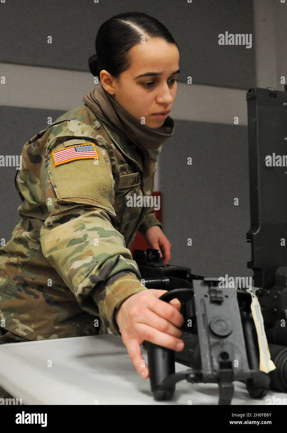 Sgt. Isabella Jaime of the 99th Readiness Division’s 78th Army Band ...