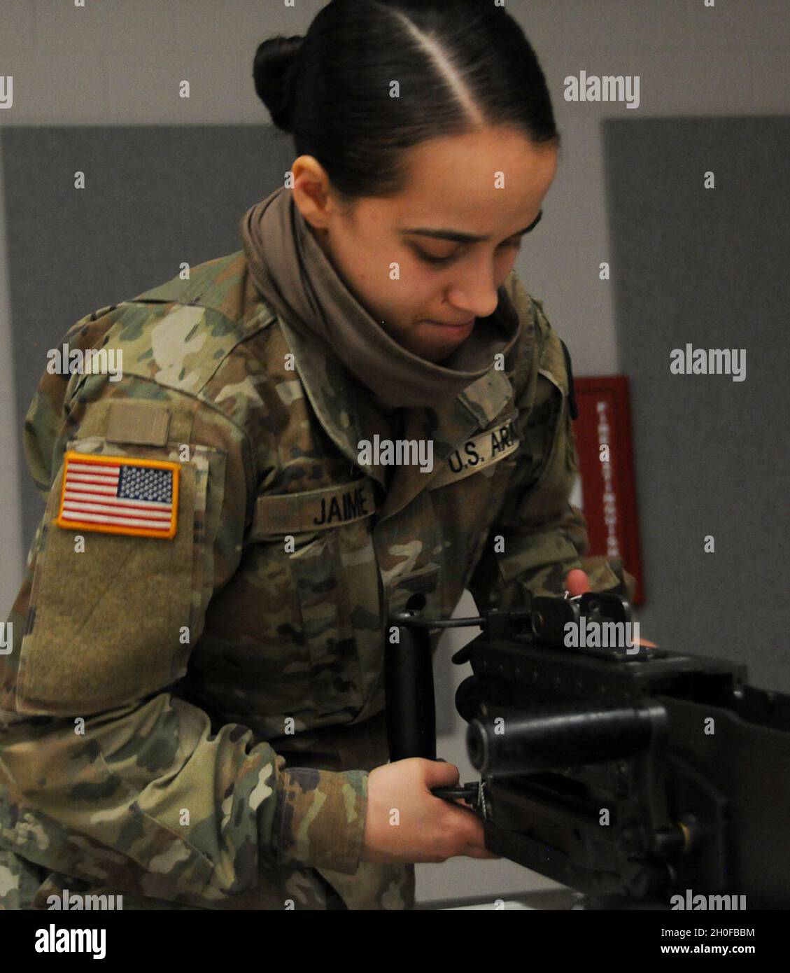 Sgt. Isabella Jaime of the 99th Readiness Division’s 78th Army Band ...