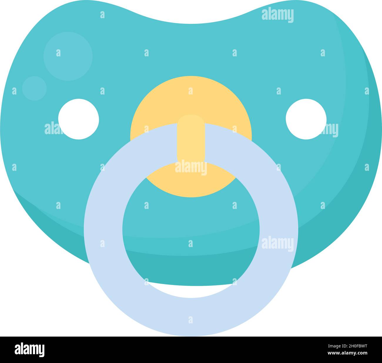 baby pacifier icon on white background Stock Vector Image & Art - Alamy