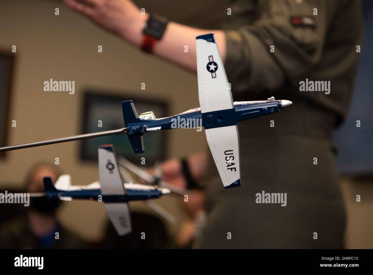 The 8th Flying Training Squadron flew a women’s T-6 Texan II 4-ship ...