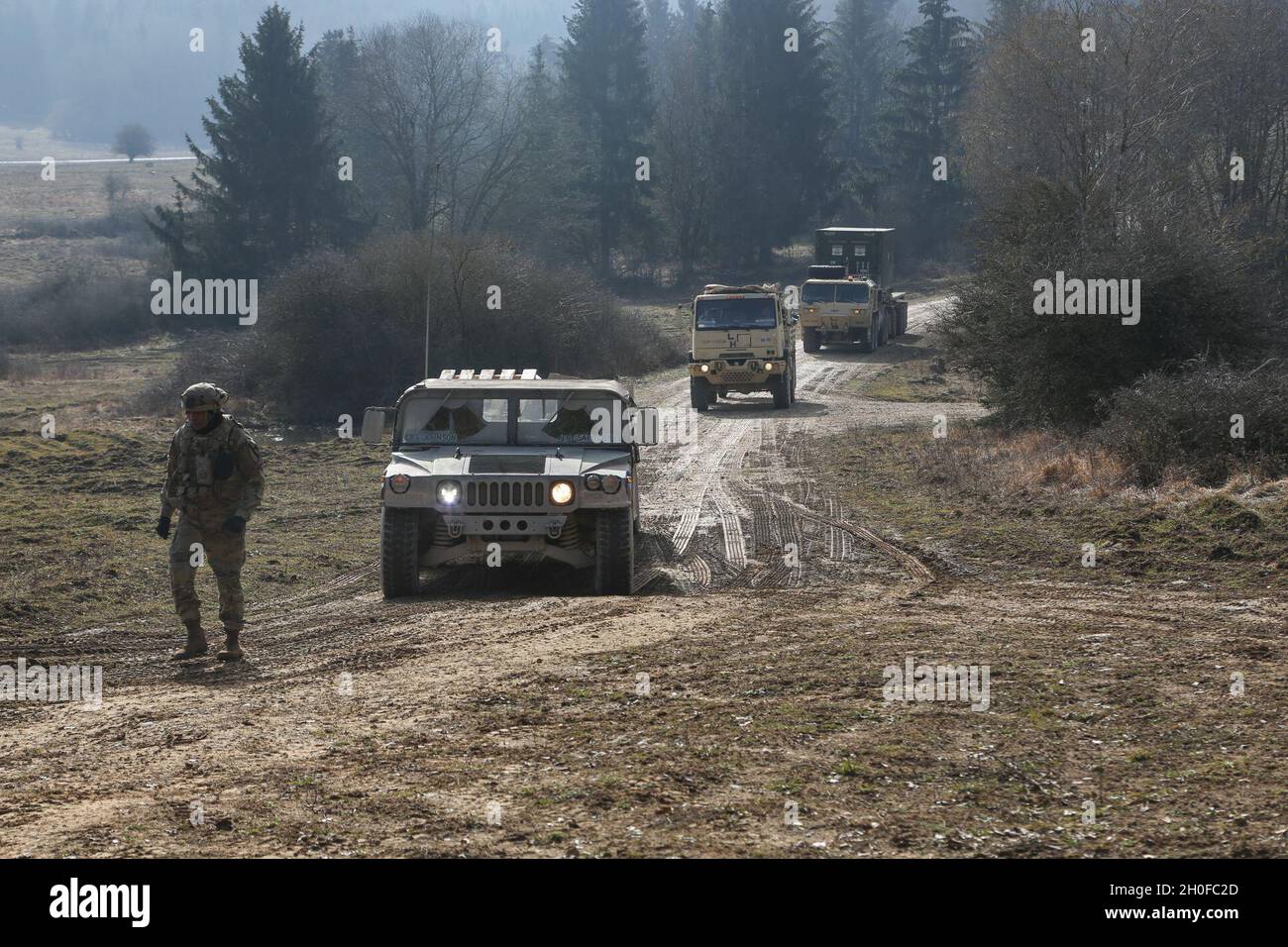 U.S. Soldiers from 115th Brigade Support Battalion, 1st Armored Brigade ...