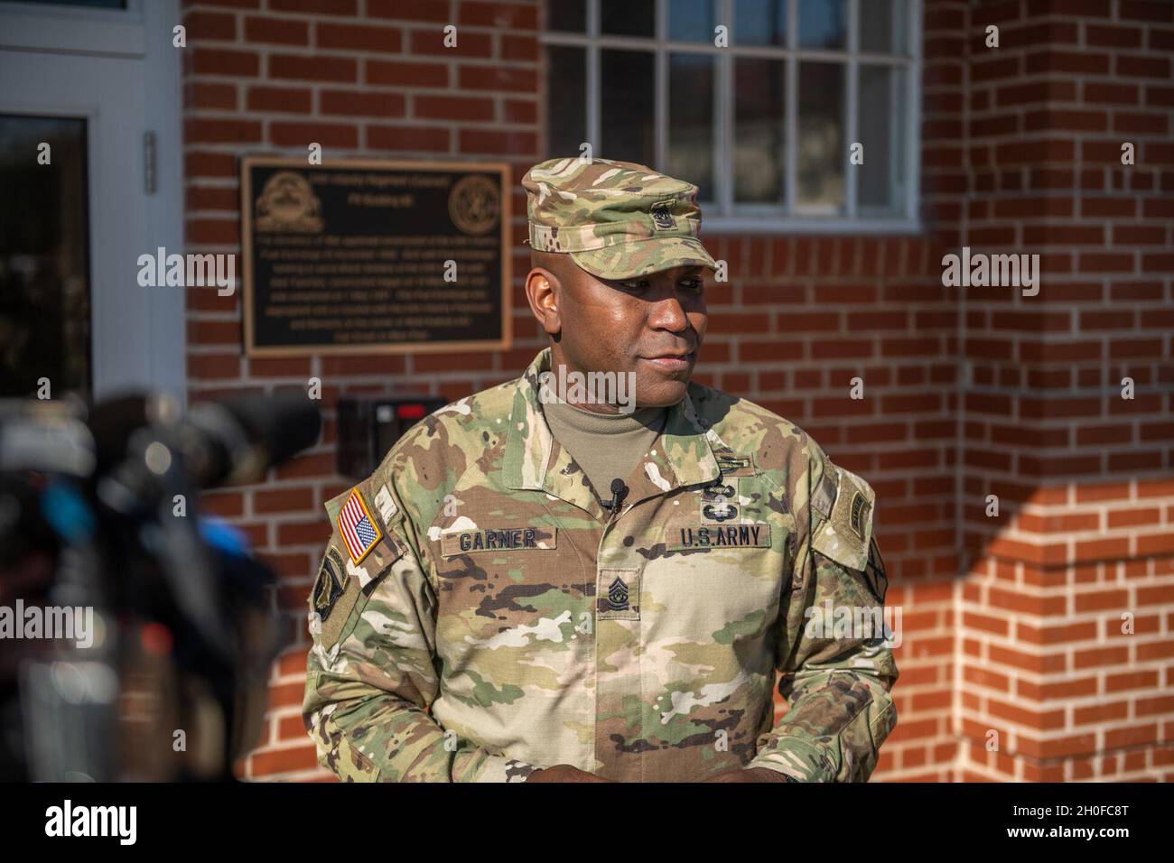 Command Sgt. Maj. Derrick C. Garner, command sergeant major of the U.S ...