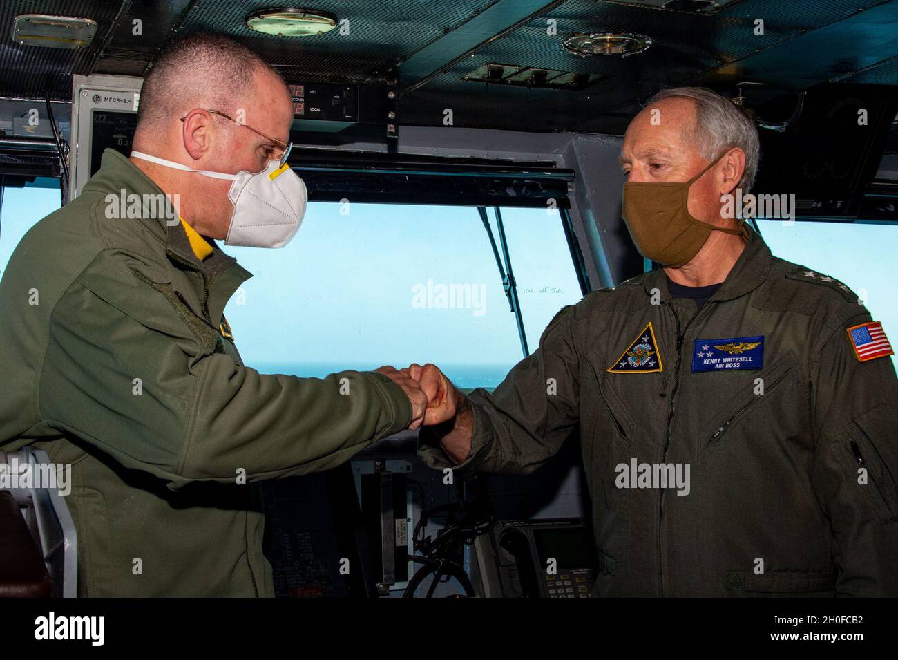 210224-N-RO680-2094 PACIFIC OCEAN (Feb. 24, 2021) Vice Adm. Kenneth ...