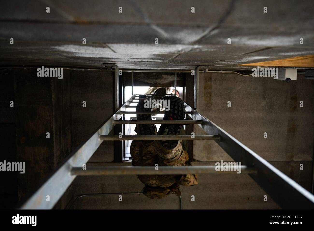 A French special operations forces member, bottom, and a Special ...