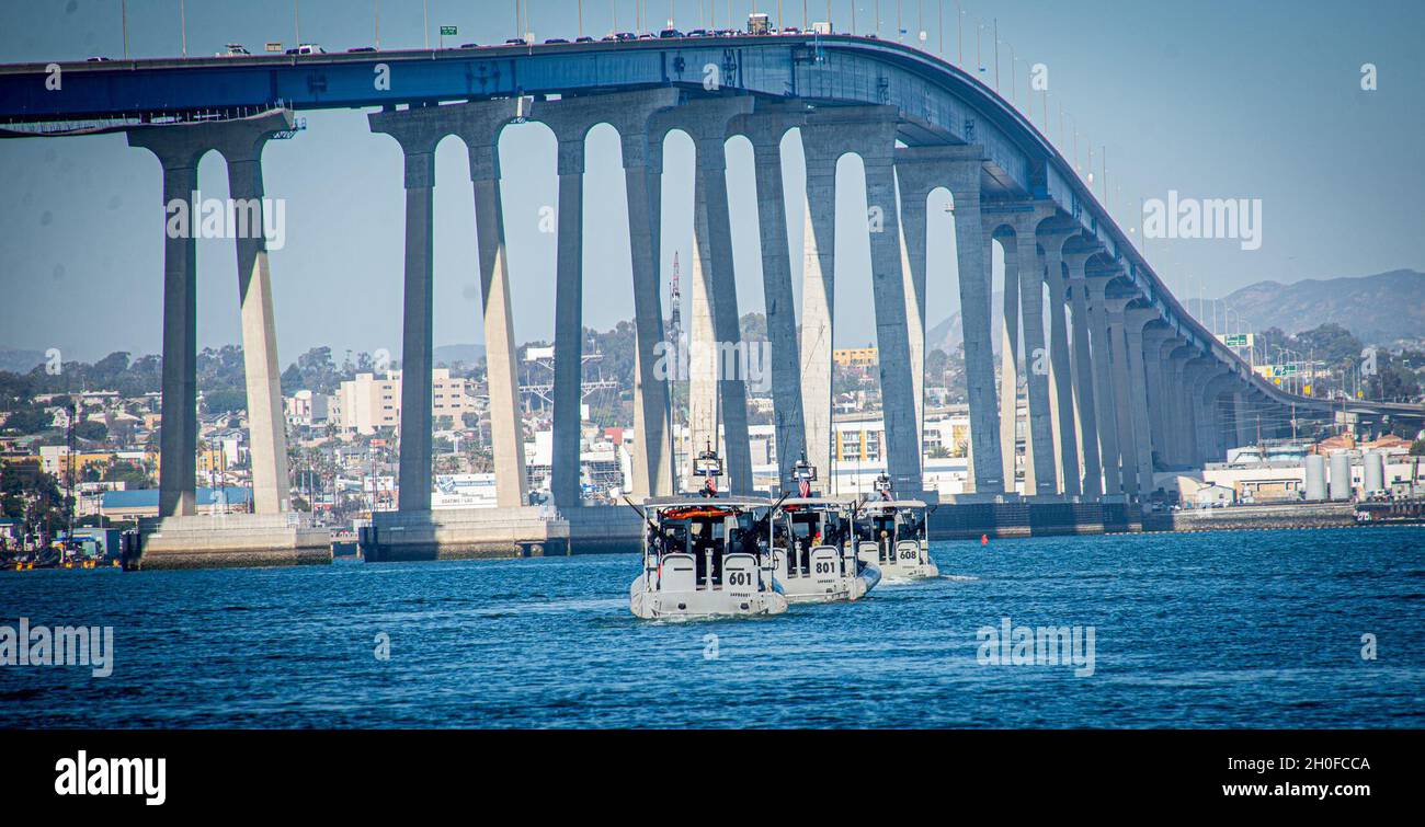 210224-N-NT795-168 SAN DIEGO (Feb. 24, 2021) Sailors assigned to ...