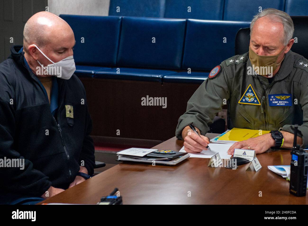 210224-N-CW190-1097 PACIFIC OCEAN (Feb. 24, 2021) Vice Adm. Kenneth ...