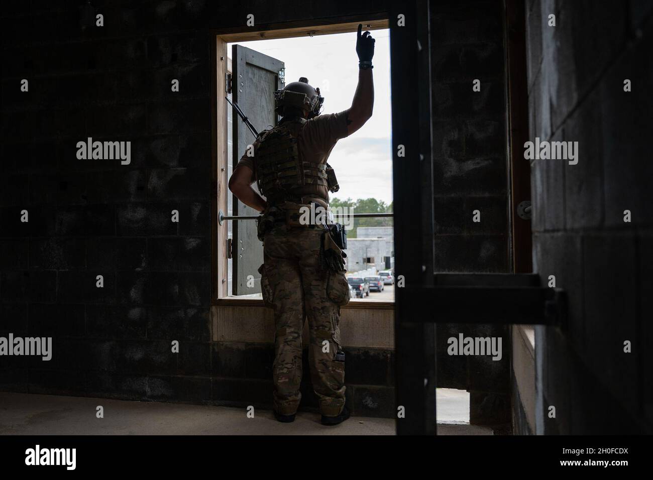 A Special Tactics operator assigned to the 24th Special Operations Wing ...