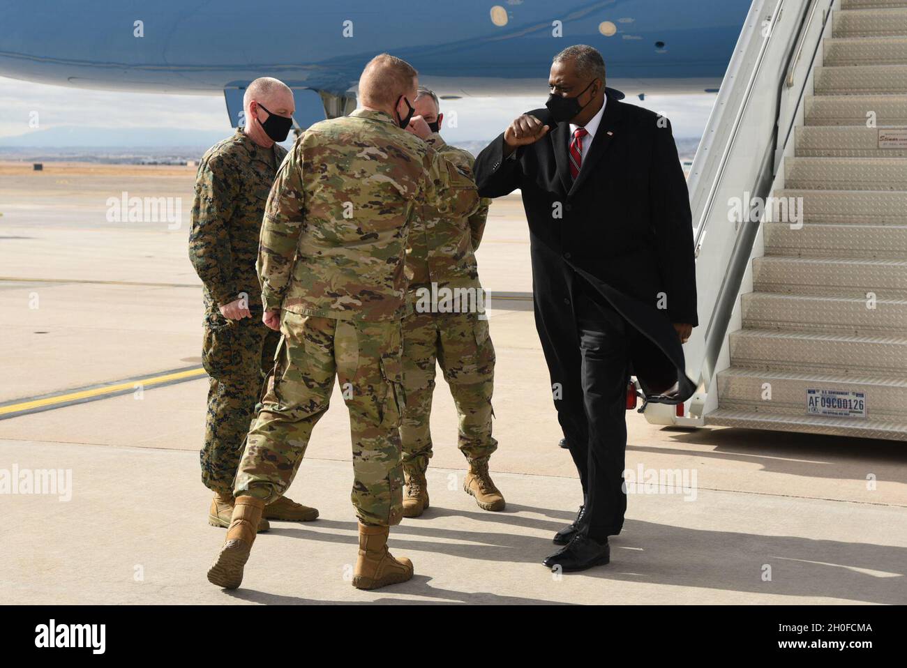 PETERSON AIR FORCE BASE, Colo. -- Defense Secretary Lloyd J. Austin III ...