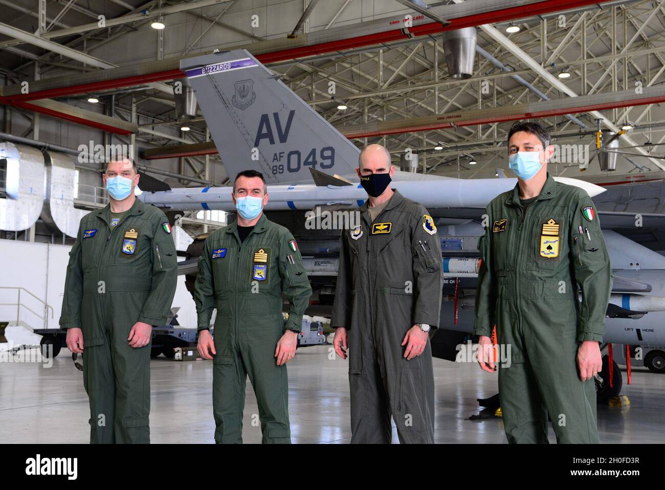 Aviano Air Base and Rivolto Air Base leadership pose for a photo at ...