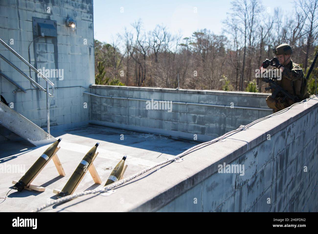 An Explosive Ordinance Disposal Marine with Marine Raider Regiment ...