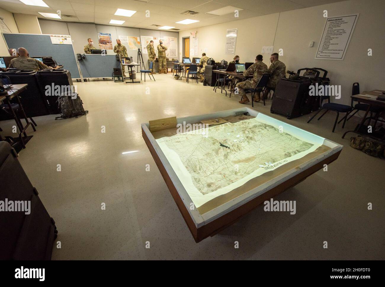 Soldiers from the 181st Infantry Brigade, 1st Battalion, 310th Regiment ...