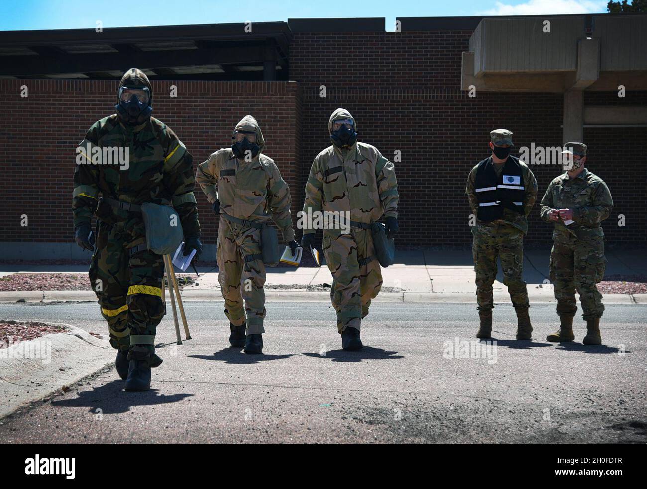 PETERSON AIR FORCE BASE, Colo. – Airmen participate in a Peterson ...