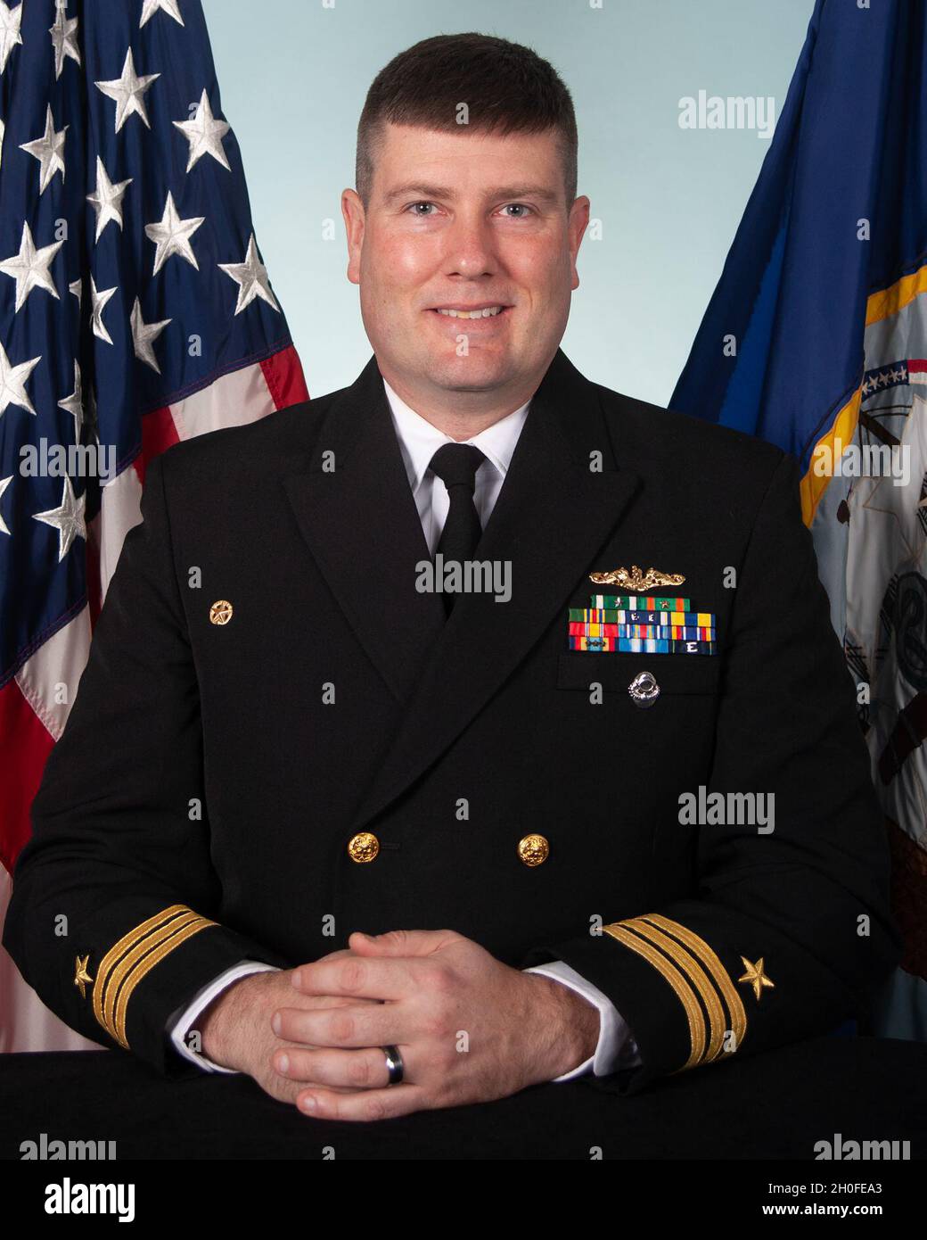 Official Photo for Cmdr. David Nichols Stock Photo - Alamy