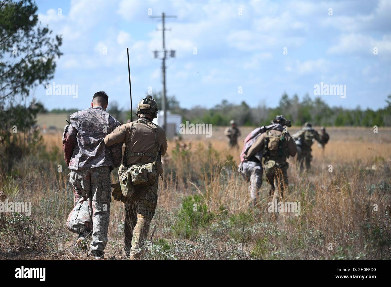 U.S. Air Force Special Tactics operators assigned to the 24th Special ...
