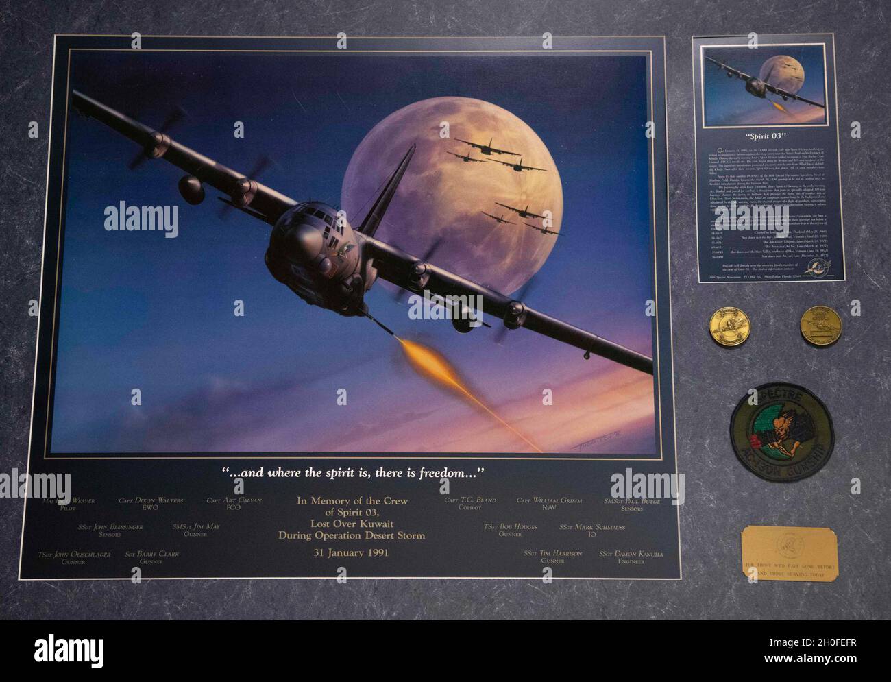 U.S. Air Force Tech. Sgt. Vincent Chandler, a special missions aviator ...