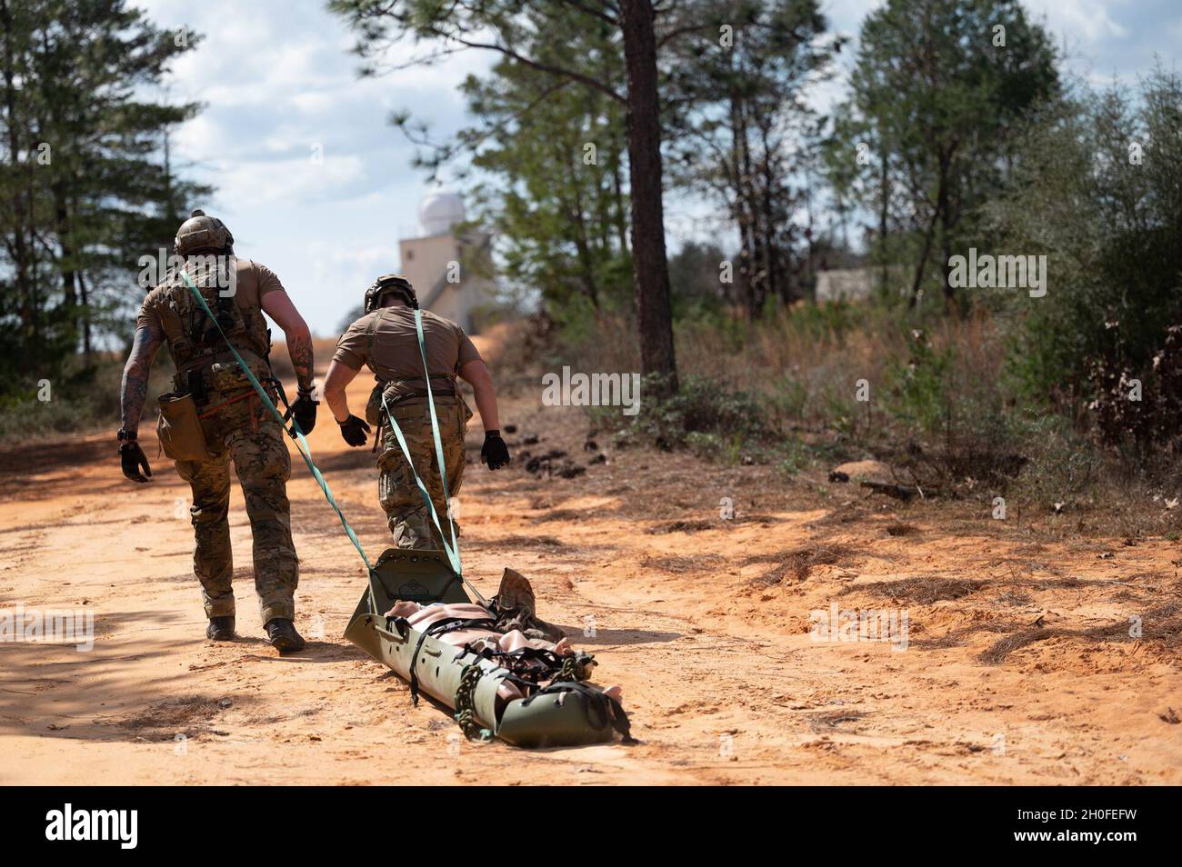 U.S. Air Force Special Tactics operators assigned to the 24th Special ...