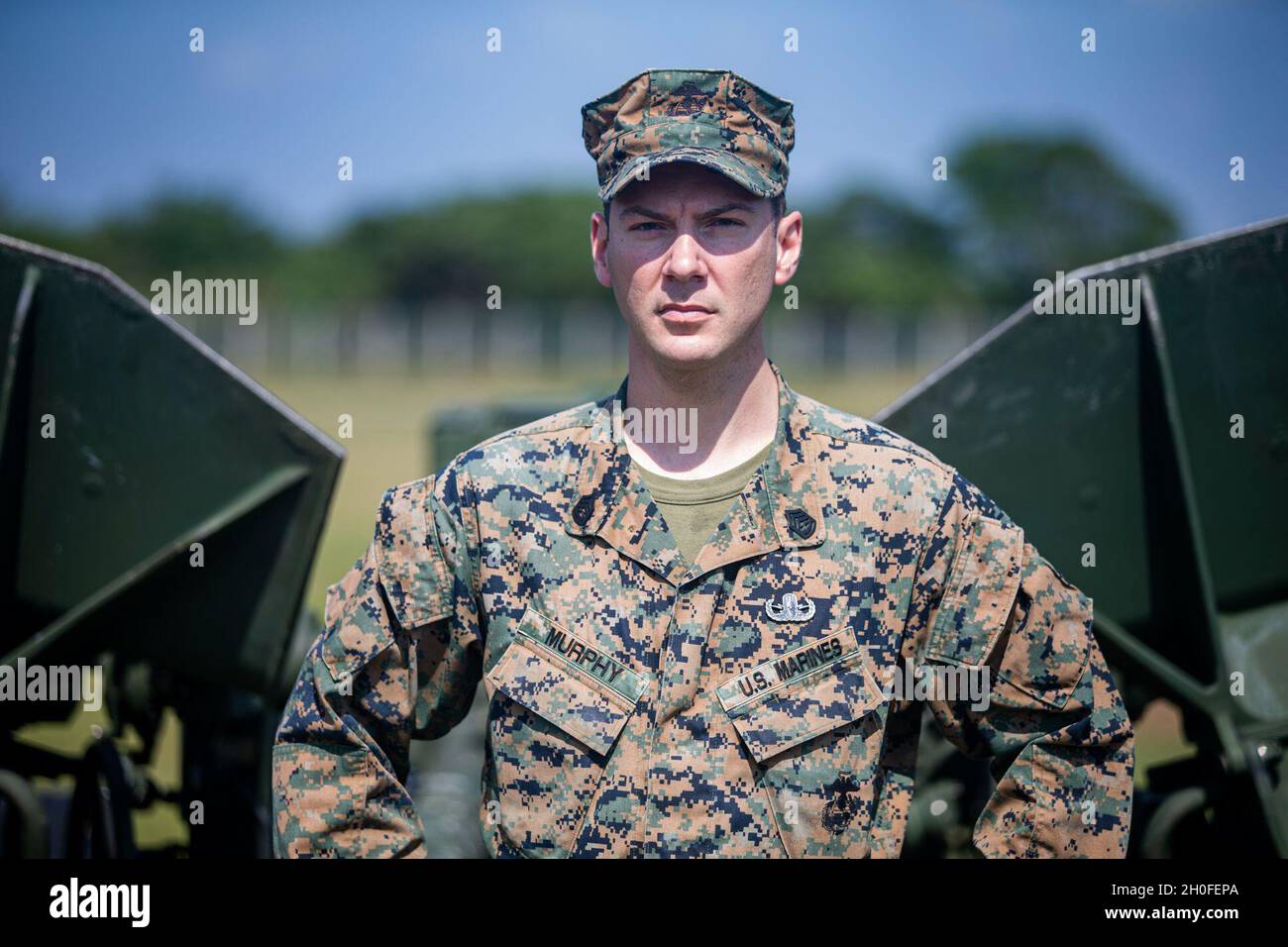 U.S. Marine Corps Gunnery Sgt. Gerard Murphy, the operations chief at ...