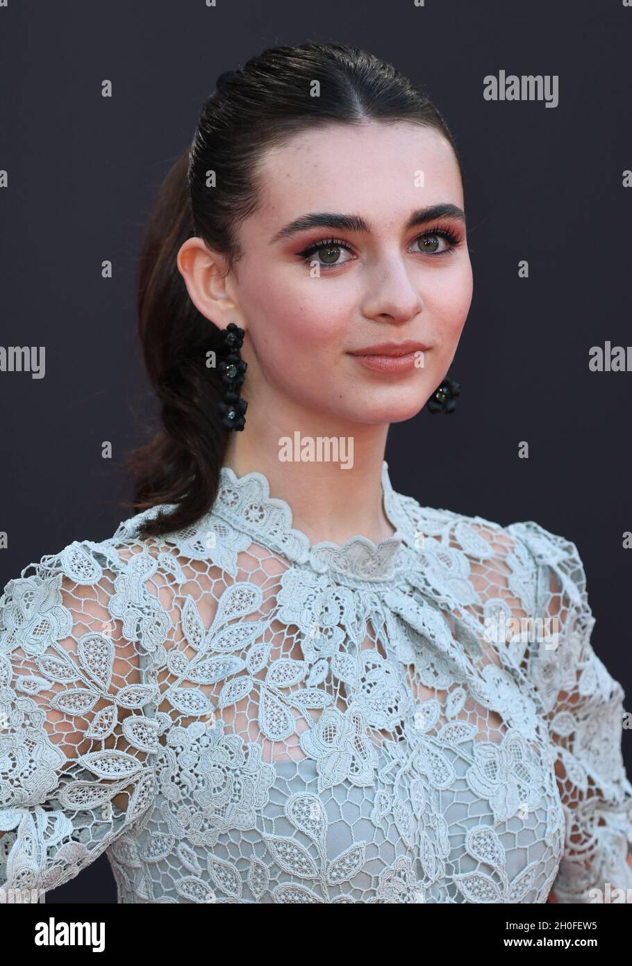 October 12th, 2021, London, UK. Lara McDonnell arriving at the Belfast ...