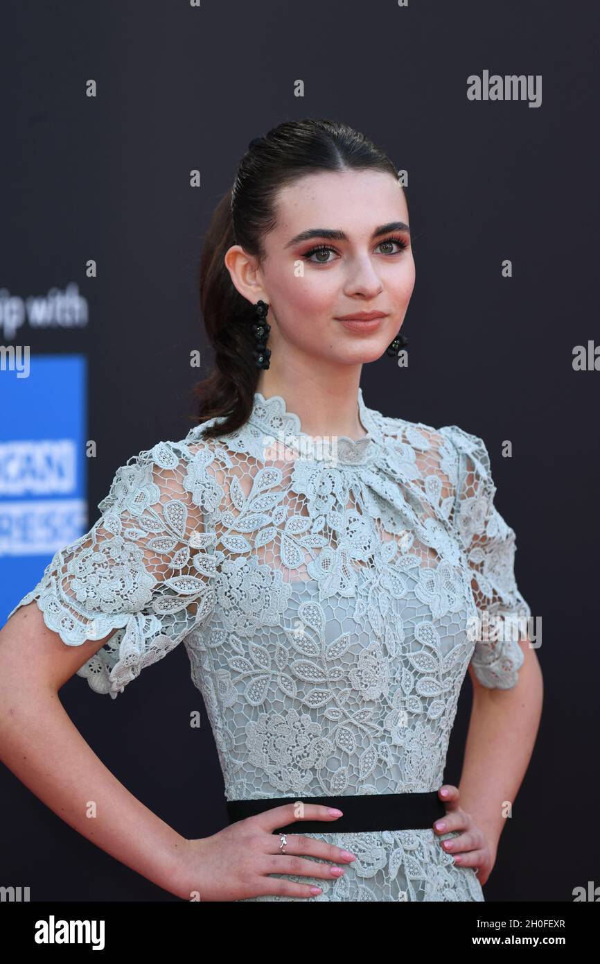 October 12th, 2021, London, UK. Lara McDonnell arriving at the Belfast ...