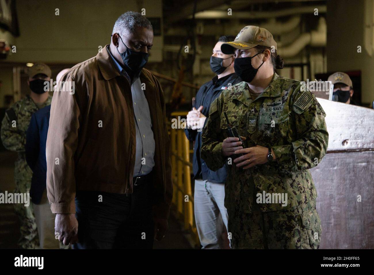 SAN DIEGO (Feb. 25, 2021) Secretary of Defense Lloyd J. Austin III ...