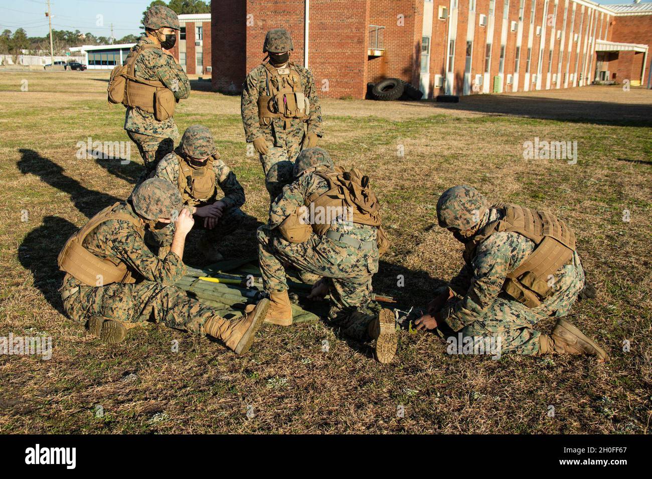 U.S. Marines with 8th Communication Battalion (8th Comm), II Marine ...