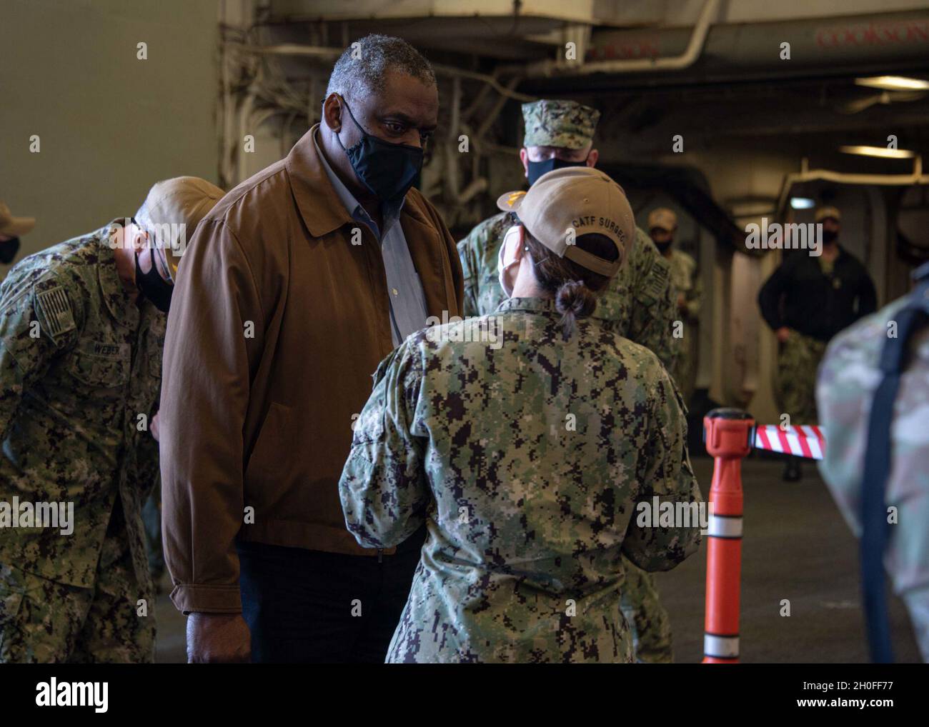 SAN DIEGO (Feb. 25, 2021) Secretary of Defense Lloyd J. Austin III ...
