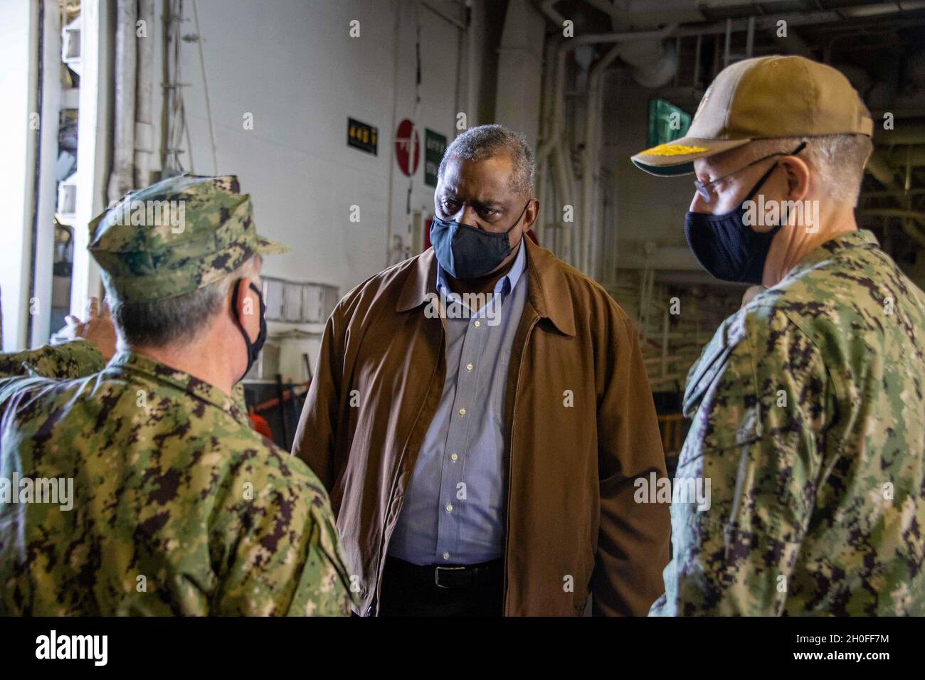SAN DIEGO (Feb. 25, 2021) Secretary of Defense Lloyd J. Austin III ...