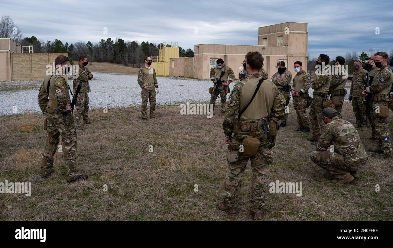 Deployed aircraft ground response element members assigned to the 193rd ...