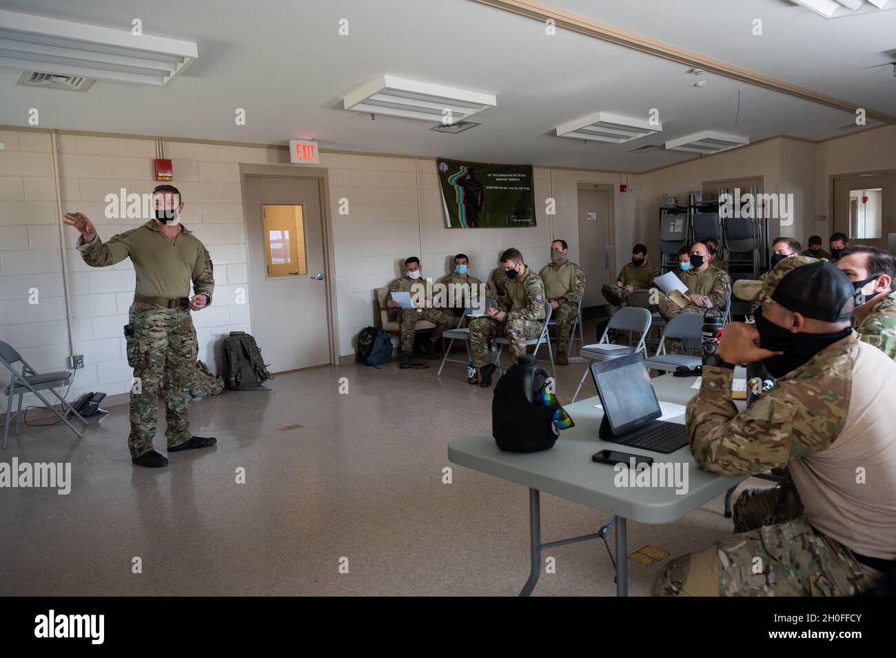 U.S. Air Force Capt. John Miller, a combat aviation advisor assigned to ...