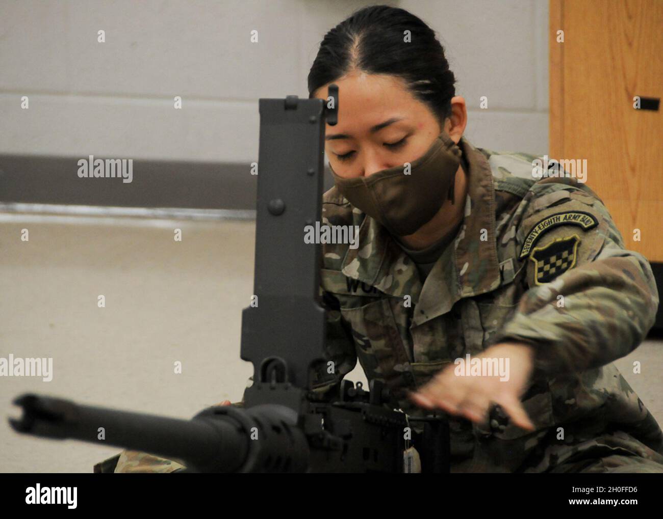 Sgt. Christine Won of the 99th Readiness Division’s 78th Army Band ...