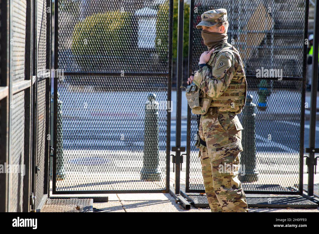 U.S. Army Sgt. Cody Rice, a military police officer with the 323rd ...