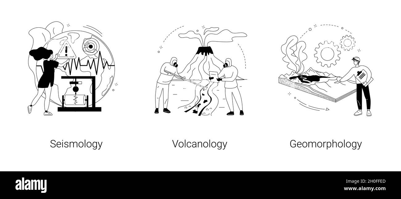 Earth science abstract concept vector illustrations Stock Vector Image ...