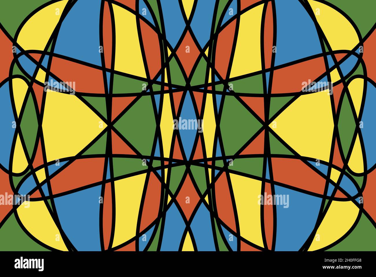 abstract symmetrical colorful background Stock Photo - Alamy