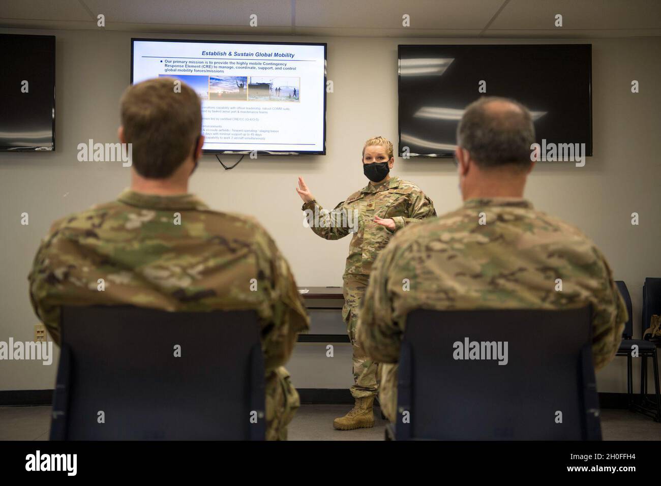 Maj. Leanne Babcock, Contingency Response Element director of ...