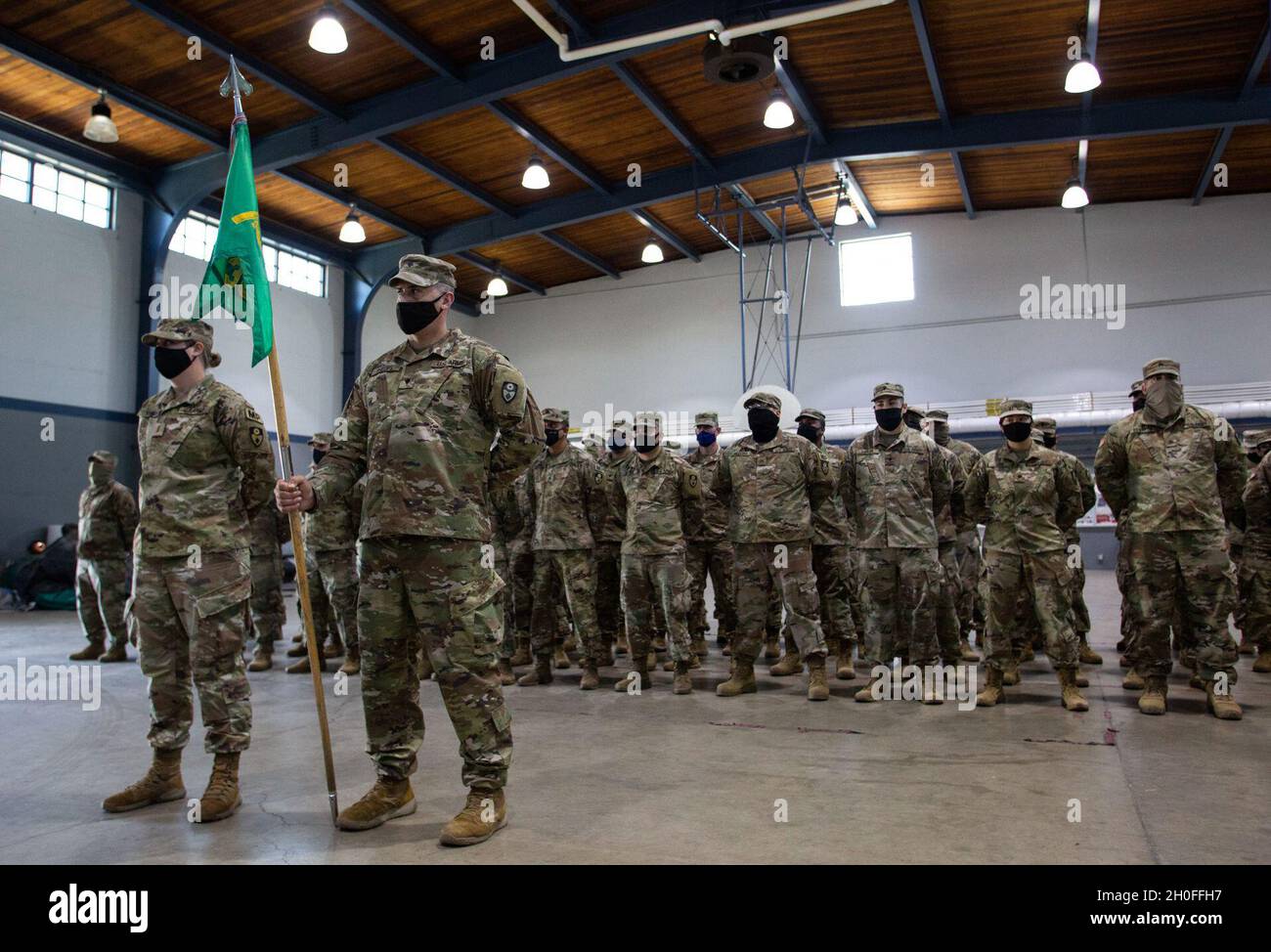 U.S. Army 2nd Lt. Sid Vega, left, and Spc. Matthew Philiips, right ...