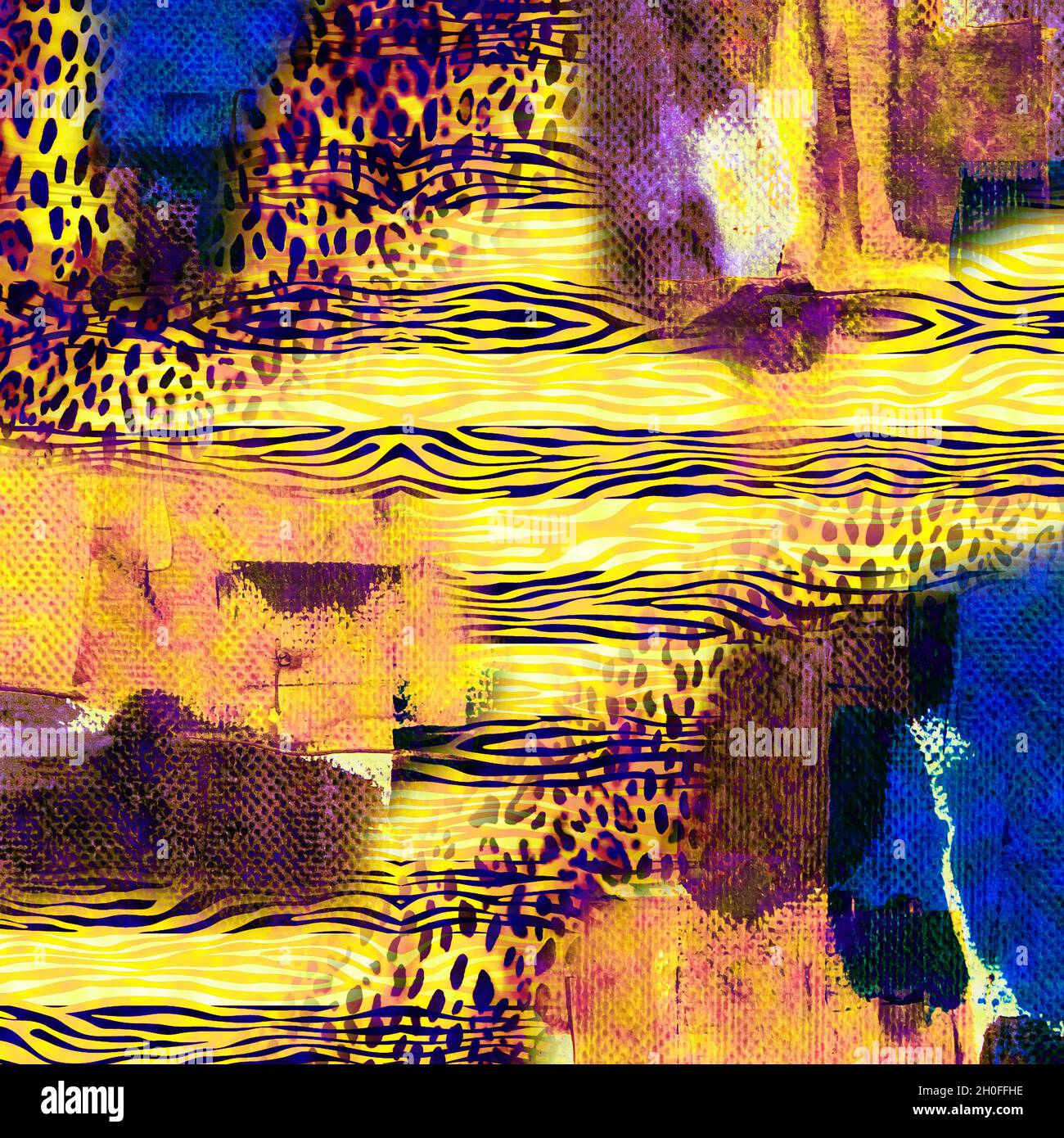 textile print patterns, modern mixed designs Stock Photo - Alamy