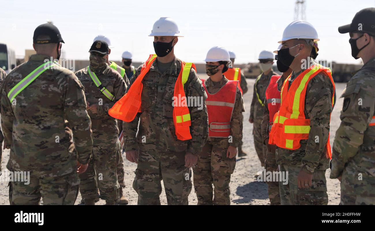 Brig. Gen. Justin M. Swanson, 310th ESC commanding general, U.S. Army ...