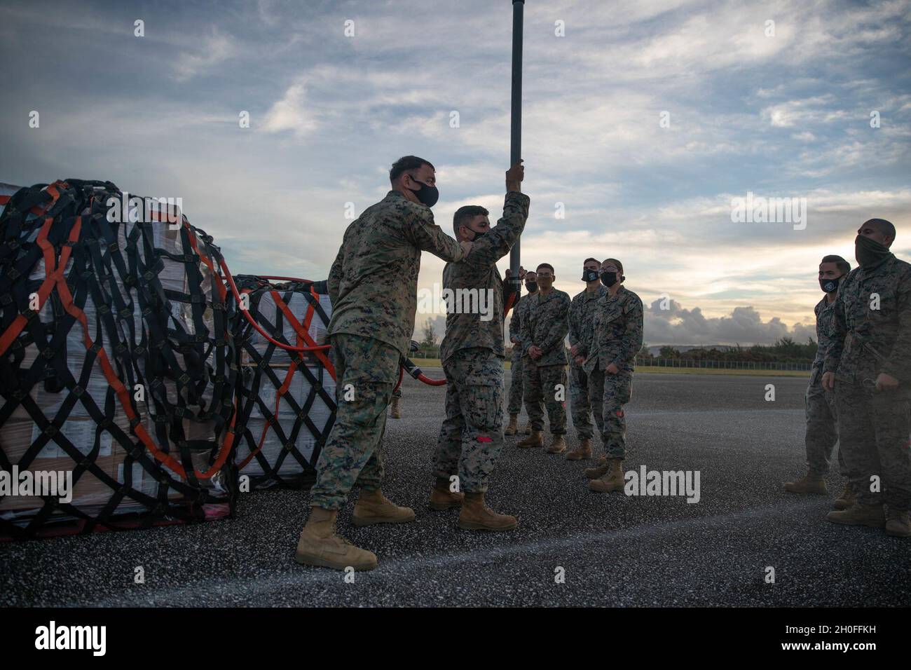 U.S. Marine Corps GySgt. David Perry, a logistics chief with Combat ...