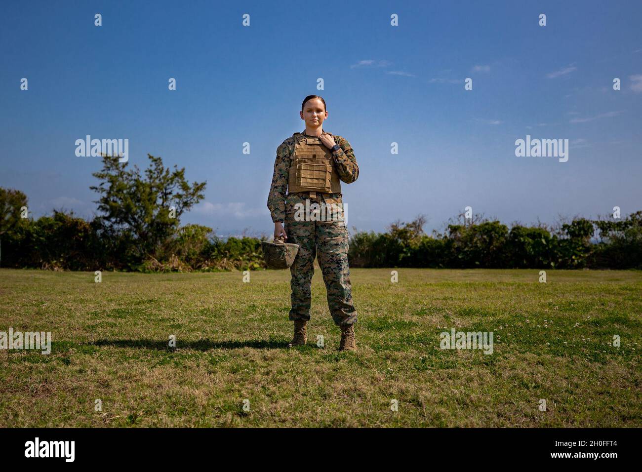 U.S. Marine Corps Cpl. Samantha Bunner, an intelligence specialist with ...