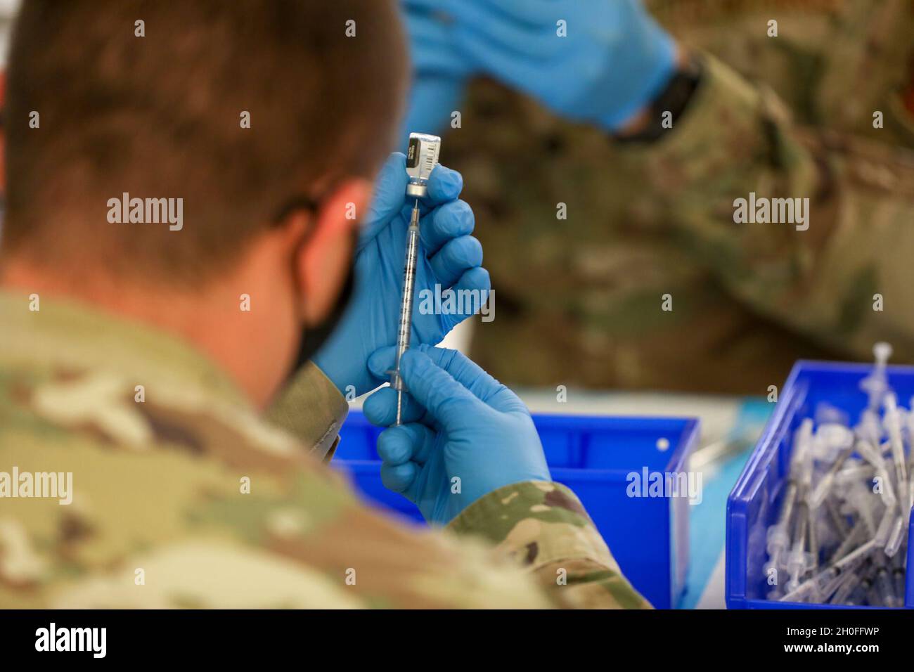 U.S. Air Force Tech. Sgt. Anthony Naso, an aerospace medical technician ...