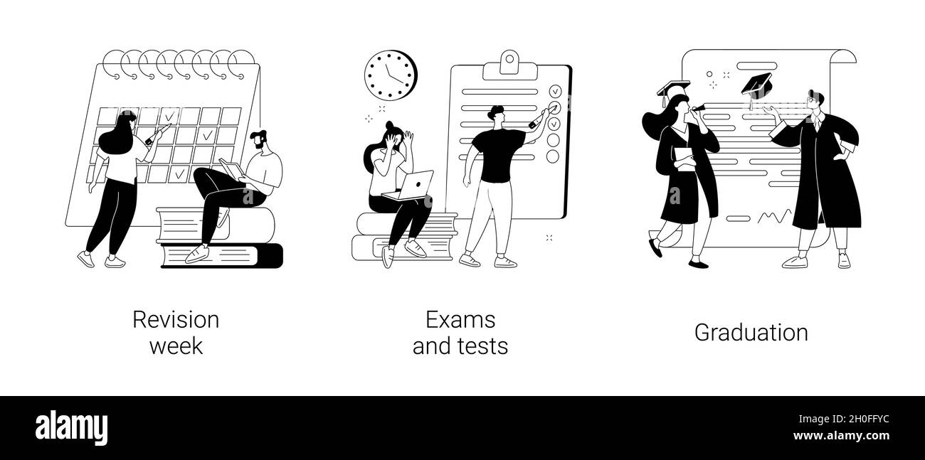 School and college activity abstract concept vector illustrations Stock ... School and college activity abstract concept vector illustrations Stock ...