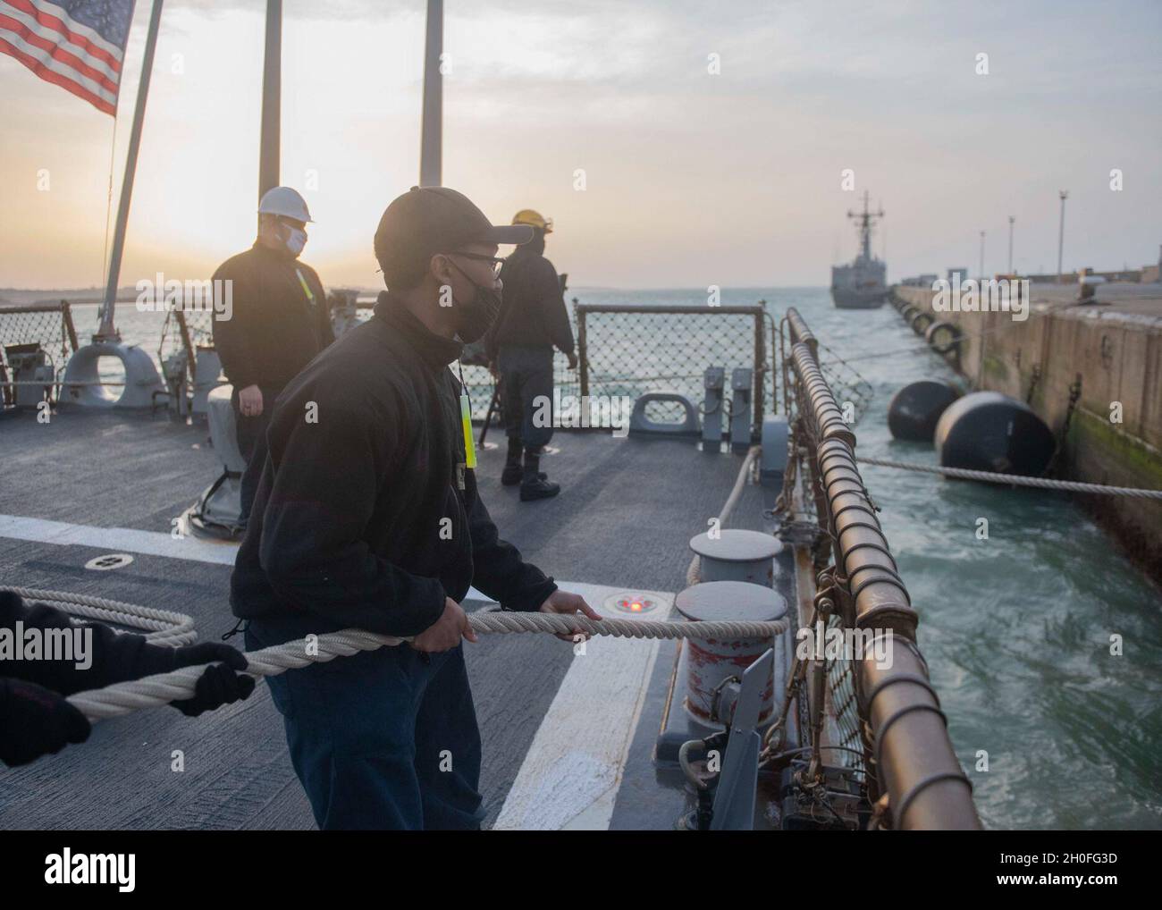 210225-N-RG171-0040 NAVAL STATION ROTA SPAIN (Feb. 25, 2021) Yeoman 2nd ...