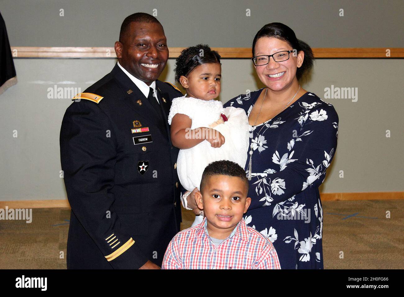 Chief Warrant Officer 4 Trevor J. Farrow and his wife, Sarah, and their ...