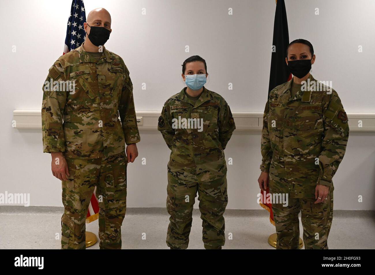 U.S. Air Force Brig. Gen. Joshua Olson, 86th Airlift Wing commander ...